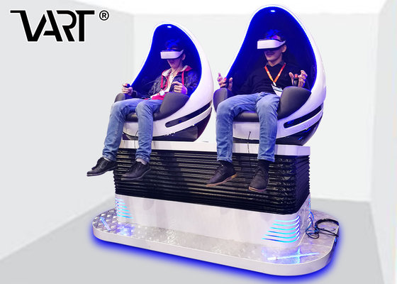 Player Control Rotation Single Seat 9D Cinema Ride Virtual Simulator 9D Egg VR Cinema