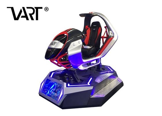 9D VR Racing Car Simulatior / Virtual Reality Theater Equipment Player Controlled
