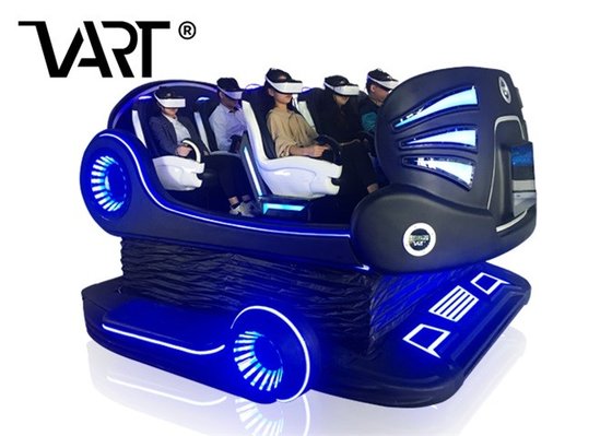 Easy Operated 9D VR Cinema / 6 Seats Roller Coaster 9d VR Chair for Sale