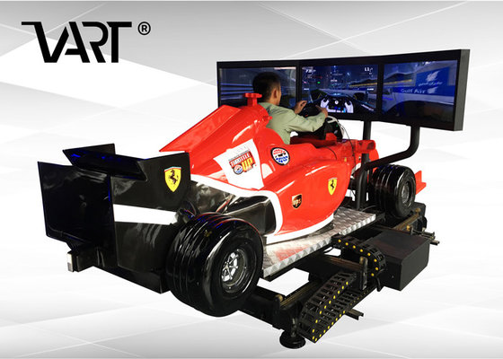 Support VR & 3 Screens f1 Simulation Racing Car in Virtual Reality Theme Park
