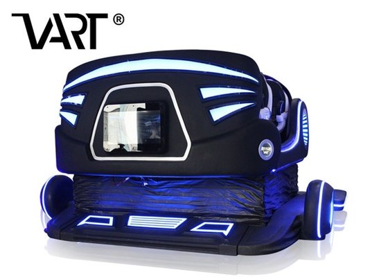 Family Six Seater 9D Virtual Reality Roller Coaster 6DOF Motion 8.5kw