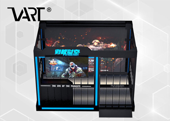 English Version 9D VR Theme Park 4 Players Interactive Shooting Zombie Simulator