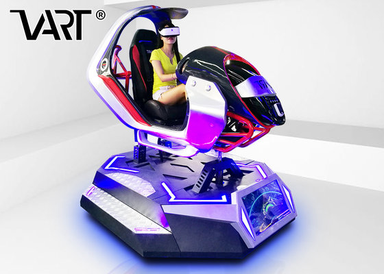 9D VR Racing Car Virtual Reality Simulator Machine For Amusement Park