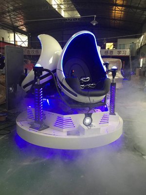 Artificial Leather Seat 9d Virtual Reality Cinema / VR Shooting Game Machine