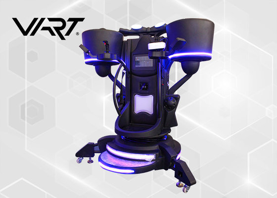 Standing 9D VR Flight Simulator for Indoor Amusement Park Machine 360 Degree Rotation