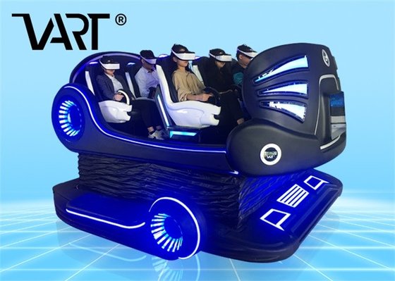 360 Degree Rotation 9D VR Cinema 6 Seats For Airport , Club , Theater