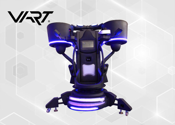 Black Birdly Flying VR Shooting Simulator With 360 Degree VR Motion Platform