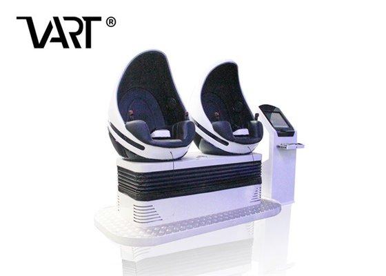 Entertainment Dynamic Vibration 9D VR Cinema / 2 Seats VR Egg Chair