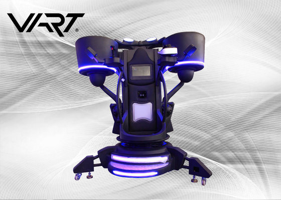 360 Degree Rotation Virtual Reality Flight Simulator With Multiplayer Shooting Games