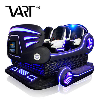 Amusement Park 9D Virtual Reality Game Machine Simulation 6 Seat CE ROHS SASO