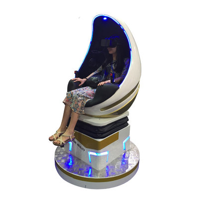 Special Effect 1 / 2 / 3 Seat 9D VR Cinema / Virtual Reality Egg For Business