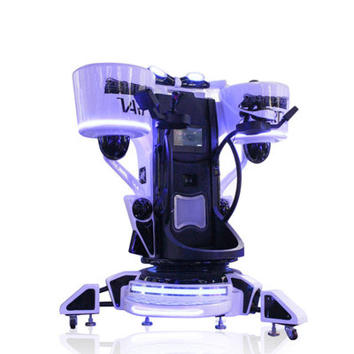 OEM Black / White Color VR Flying Simulator With Shooting Games
