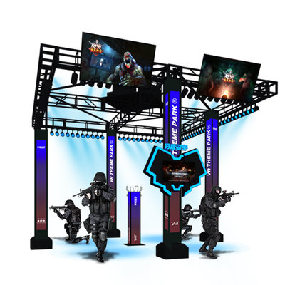 English Version Theme Park Shooting Equipment VR Escape Room 4 Players