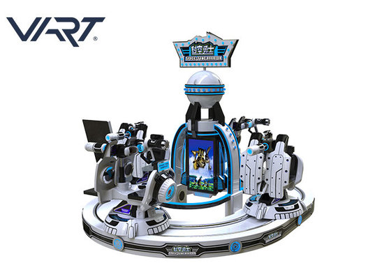 White Color Electric Platform 4 Players Children Virtual Reality Machine With VR Glasses