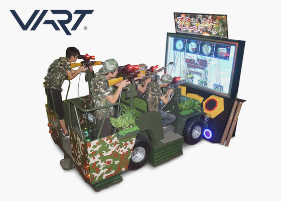 Dynamic Motion VR AR Shooting Game Machine With Four Players Sniper Elite