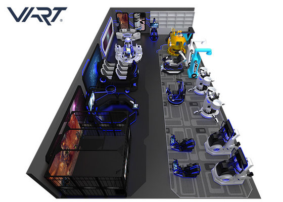 0-200m2 Virtual Reality Theme Park With Arcade Games HTC VIVE Or DPVR E3 Glass