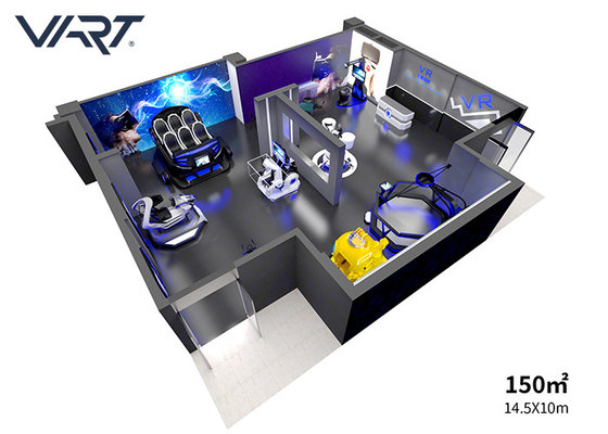 0-200m2 Virtual Reality Theme Park With Arcade Games HTC VIVE Or DPVR E3 Glass