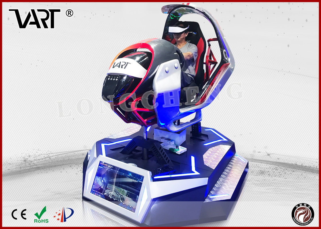 Real Track VR Racing Simulator With Electric Motion - Based Dynamic Platform / Car Game Machine