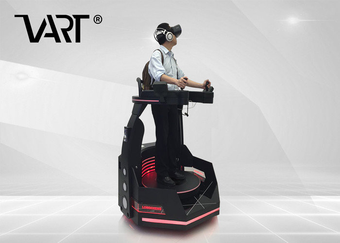9D Standing VR Game Machine Multi Player Control Joystick For Auto Show