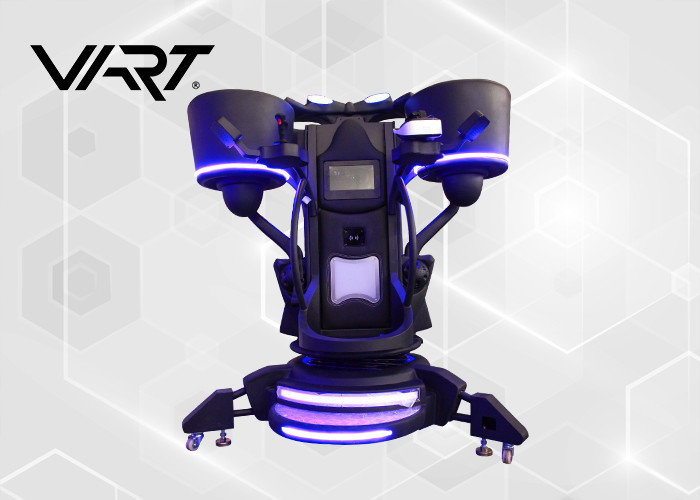 Black Birdly Flying VR Shooting Simulator With 360 Degree VR Motion Platform