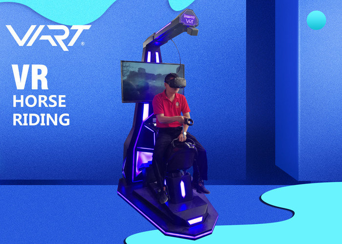 HTC VIVE Glass 9D Simulator , Horse Riding Exercise Virtual Reality Game Machine