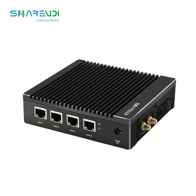 4 Lan Intel J1900 fanless cheap industrial network security firewall mini pc