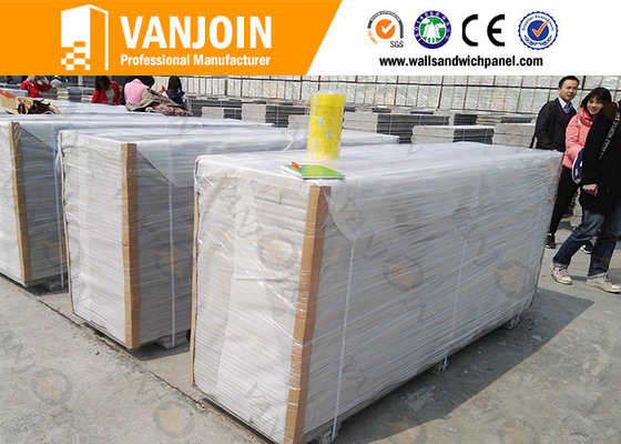 Flat Prefab House Hotel Sandwich Panel Construction Materials Grey