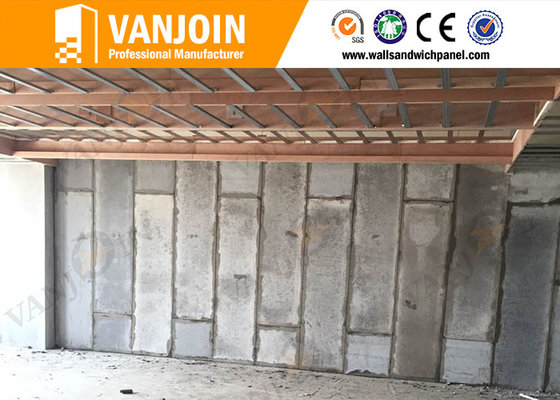 Non Asbestos Sandwich Wall Panels , Interior Wall Partition Panel