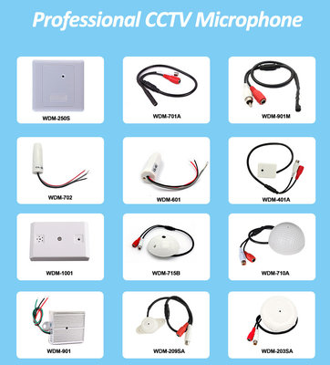 Wdm CCTV Surveillance Specialize Ultraclear Original Sound Low Noise Processing Pickup