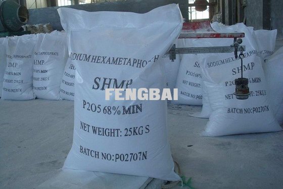 CAS 10124-56-8 Detergent Powder Raw Material SHMP Sodium Hexametaphosphate 68%