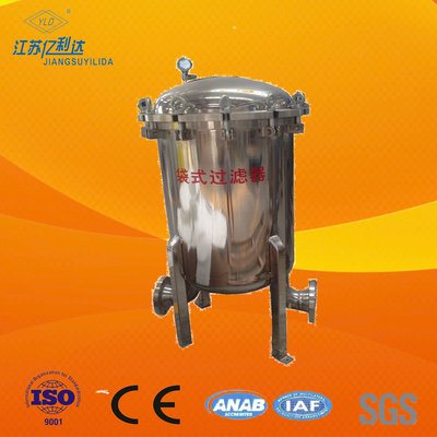0.6 Mpa120m3 / H SS Stainless Steel Housing Bag Water Filter Oil Filtration