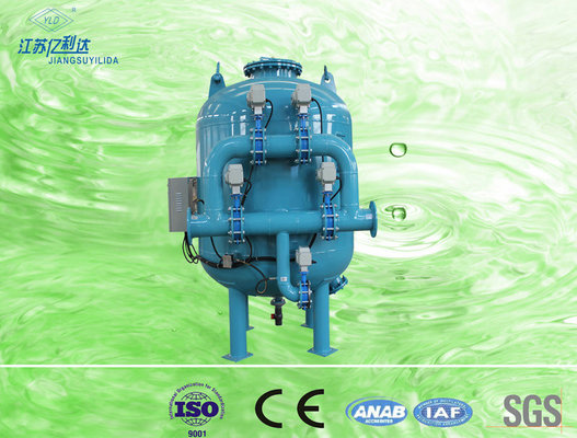 30000 LPH Carbon Steel Quartz Sand Filter Tank For Cooling Town
