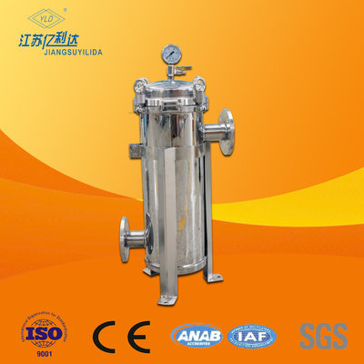 Multi Cartridge Bag Filter For Water Treatment Stainless Steel Housing