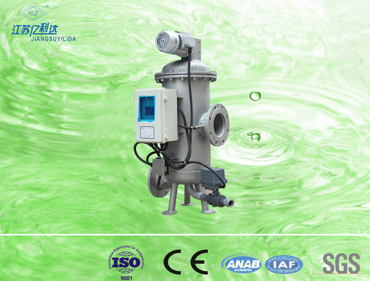 Vertical Self Cleaning Water Filter Sucking Type for cooling tower system and air condition system