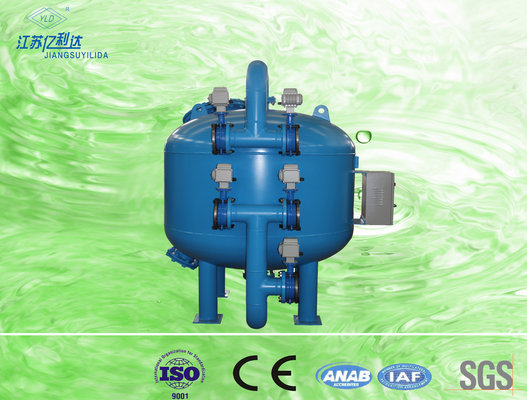 IP55 / IP65 6000 LHP Shallow Silica Sand Filter Tank With SIEMENS Control System