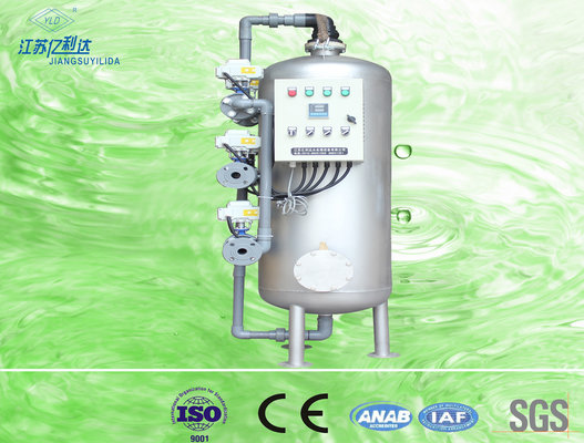 Stainless Steel Manganese Sand Filter Tank With PLC System 2 Inch Diameter