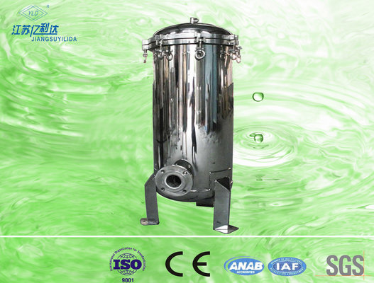 Manual Industrial Bag Filter For Water Treatment System , High Precision