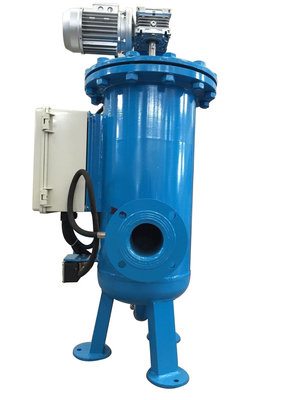 Automatic Carbon Steel Industrial Water Filters , Sewage Self-cleaning Brush Sediment Water Filter