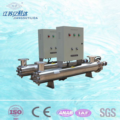 Satndard Type UV Water Sterilizer 100TPH 700W Without Cleaning Device For Swimming Pool