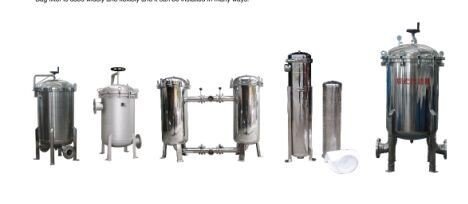 ASTM SS304 Industrial Bag Filter For Water Treatment And Drinking Water