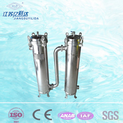 Industrial Grade Liquid Bag Filter For Water Treatment / Miniature Liquid Filter Bag Housing