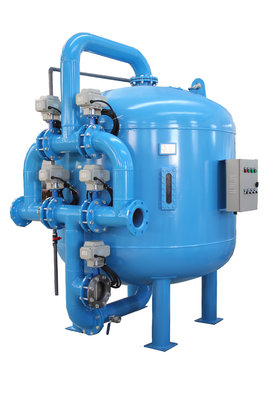 High Flow Speed Automatic Sand Filter Tank For Oil Chemical Industry
