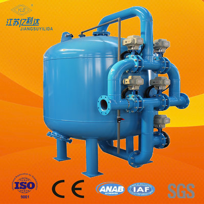Muitimedia Quartz Sand Filtration 20-35m / H Flow Velocity Liquid Use