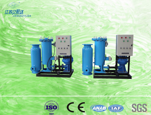 Air conditioning condenser tube cleaning system with PLC intelligent control