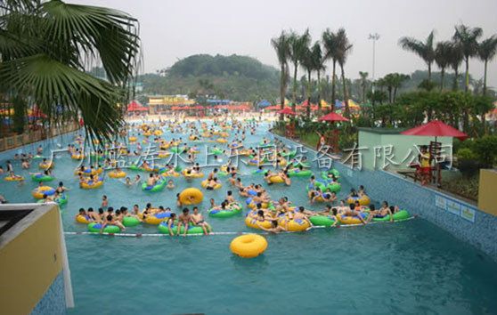 Outdoor Lazy River Pools Water Park Drift River For Floating