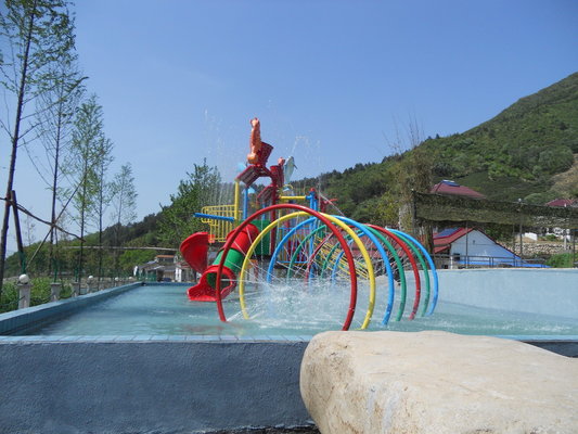 Fiberglass Water Slide and water toys for Children water house