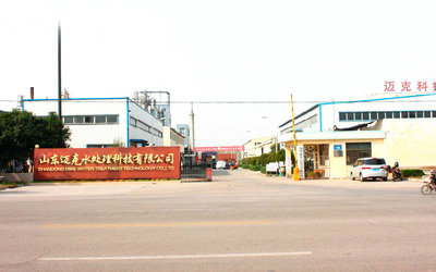 Shandong Mike Water Treatment Technology Co., Ltd. línea de producción de fábrica