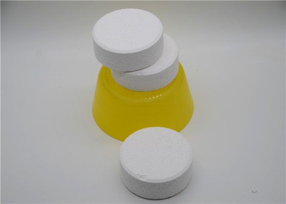 C3O3N3Cl2Na Swimming Pool Chlorine Tablets / SDIC Chemicals Water Sterilization Tablets
