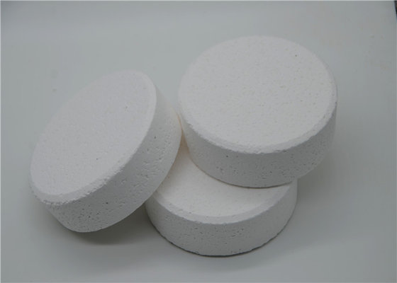C3O3N3Cl2Na Swimming Pool Chlorine Tablets / SDIC Chemicals Water Sterilization Tablets
