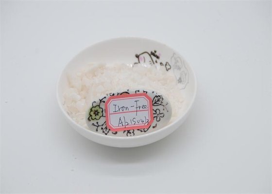 Polvo blanco o sustancias químicas de aluminio del tratamiento de aguas residuales del sulfato de las escamas
